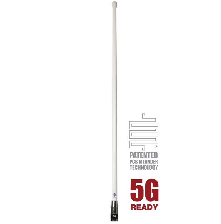RFI CDQ8195-W-WHIP 5G LTE 6.5dBi Collinear Antenna (698-3800MHz); Whip ...